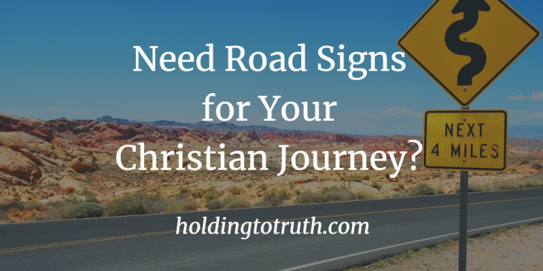 Road Signs for Your Christian Journey